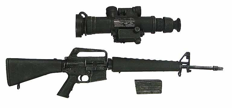 Bulldozer: LRRP - M16 Machine Gun w/ Starlight Scope