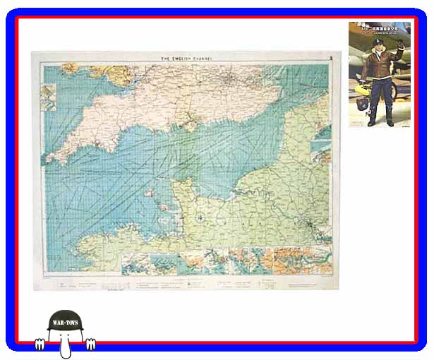 AL100019 WWII Royal Air Force (RAF) - Map