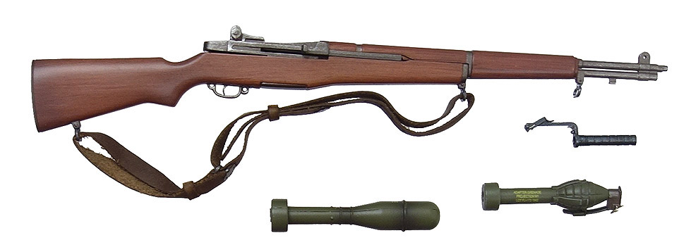 WWII US Army Uniform AL100027 - Rifle w/ Accessories