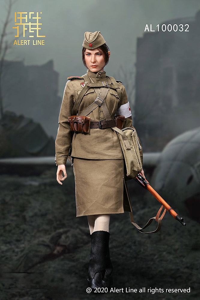 WWII Female Soviet Medical Soldier AL100032 - Boxed Figure LAST OF THEM