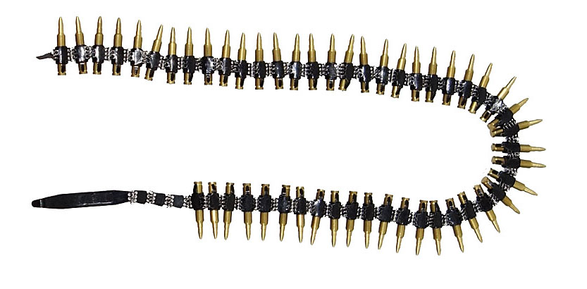 WWII German SS MG42 Machine Gunner AL100016A - MG Ammo Belt (All Metal)