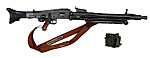 WWII German SS MG42 Machine Gunner AL100016A - Machine Gun