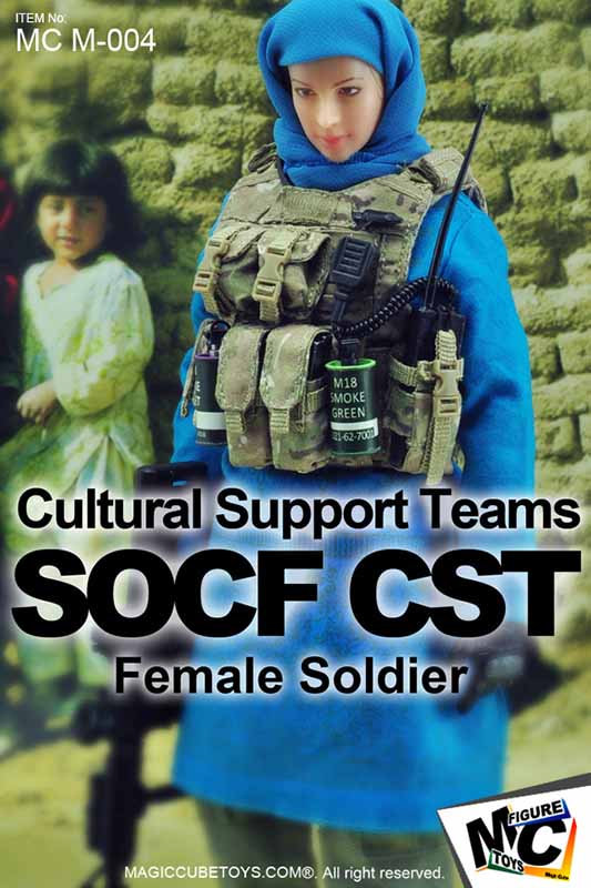 SOCF Cultural Support Teams Female Soldier - Boxed Figure