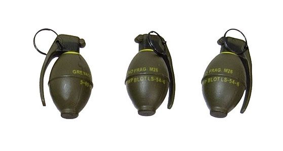 US Marine Tet Offensive 1968 Vietnam War - Hand Grenades (3)