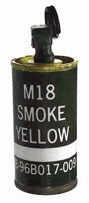US Army FCS Testing Team - Smoke Grenade (Yellow)