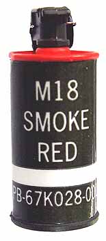 US Army FCS Testing Team (TF Version) - Smoke Grenade (Red)
