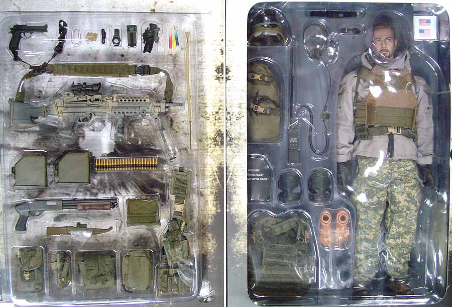 US Army Ranger 75th Regiment w/ M249 - Boxed Figure