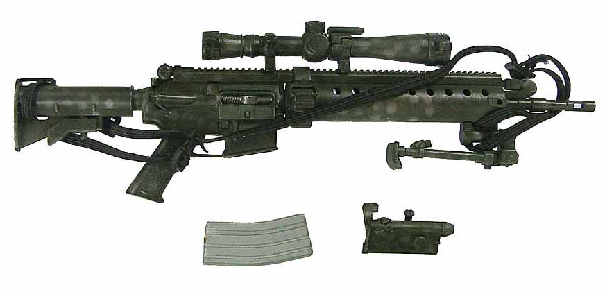 Jason: Sniper (US Army Special Forces) - Machine Gun w/ Accessories