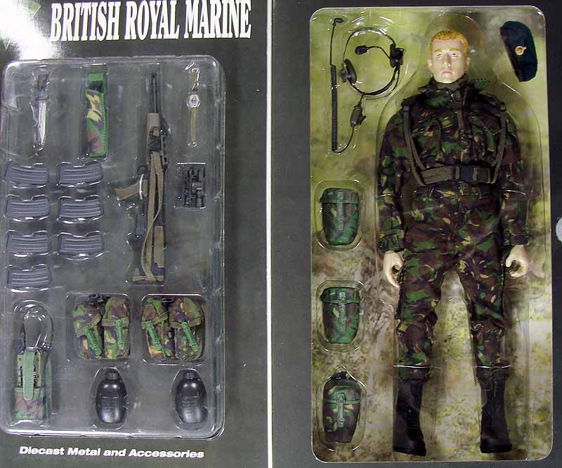 MNE Allen: British Royal Marine - Boxed Figure **DAMAGED BOX**