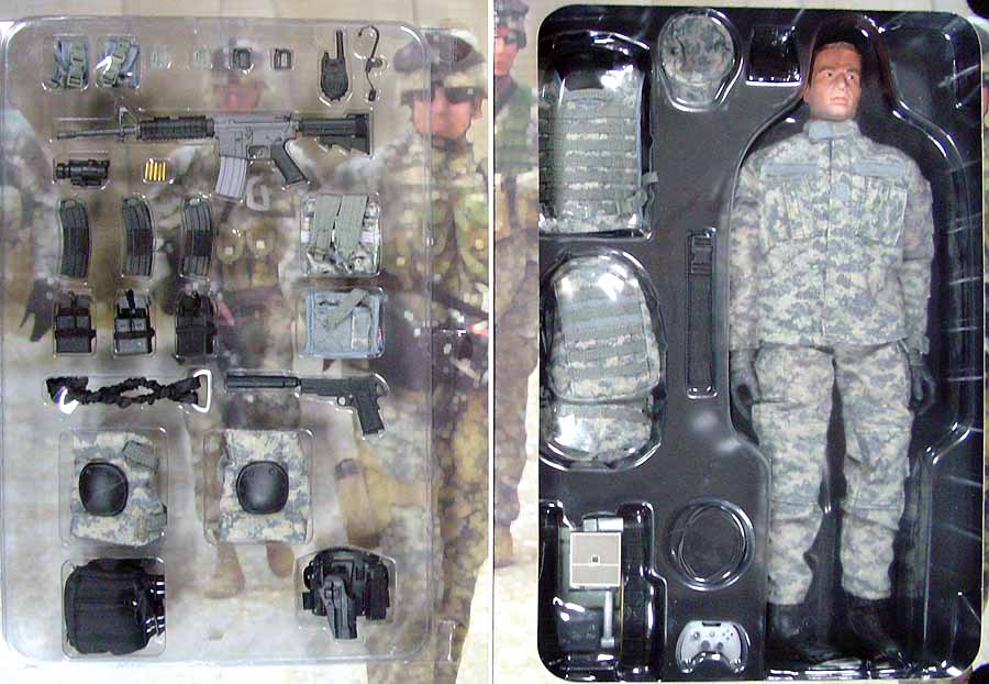 US Army Ranger Recon w/ Robot - Boxed Figure