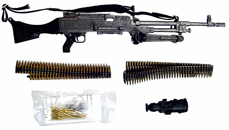 Rick Hamilton: USMC M-240 Gunner - Machine Gun w/ Accessories
