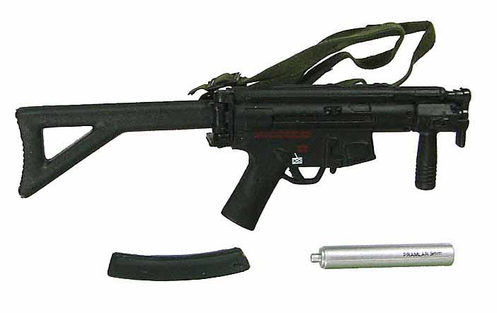 Rudy: Navy SEAL - MP5 Sub Machine Gun (Metal) w/ Silencer