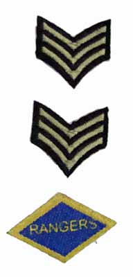 WWII US Ranger Infantry Battalion - Patches