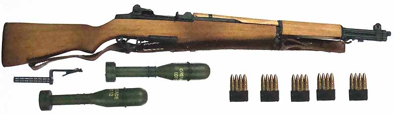 WWII US Ranger Infantry Battalion - Rifle w/ Accessories