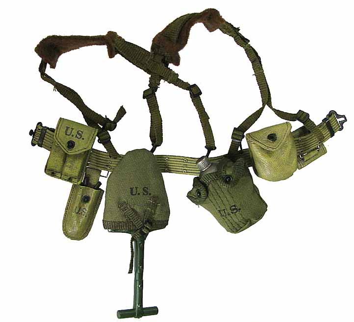 WWII US 101st Airborne (Figuretoy Exclusive) - Belt & Harness w/ Equipment