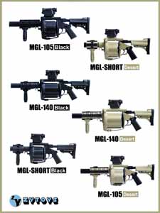 ZY - MGL Set (Multiple Grenade Launcher) ***Includes ALL 6 Versions***